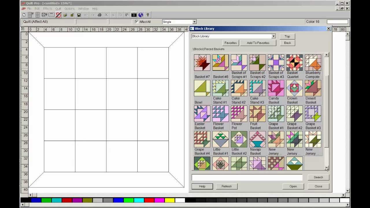 Quilt Pro 6 Demo - Overview - YouTube