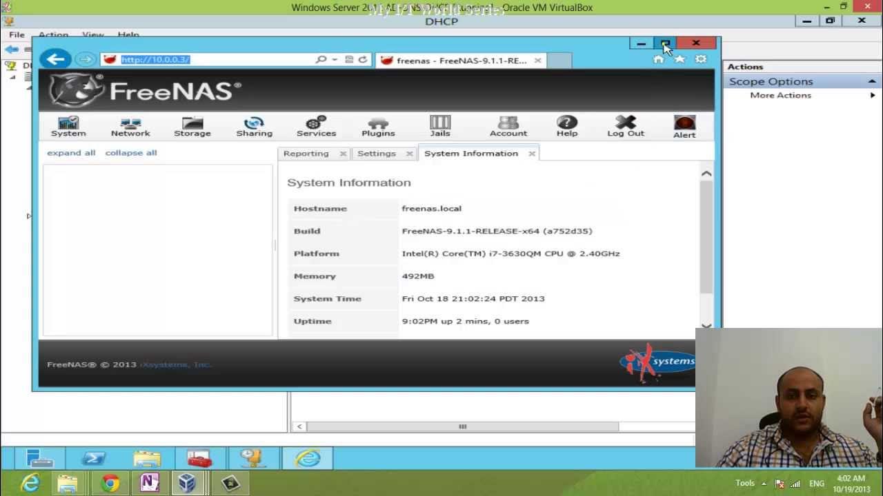 4.1 FreeNAS Storage Installation شرح عربي - YouTube