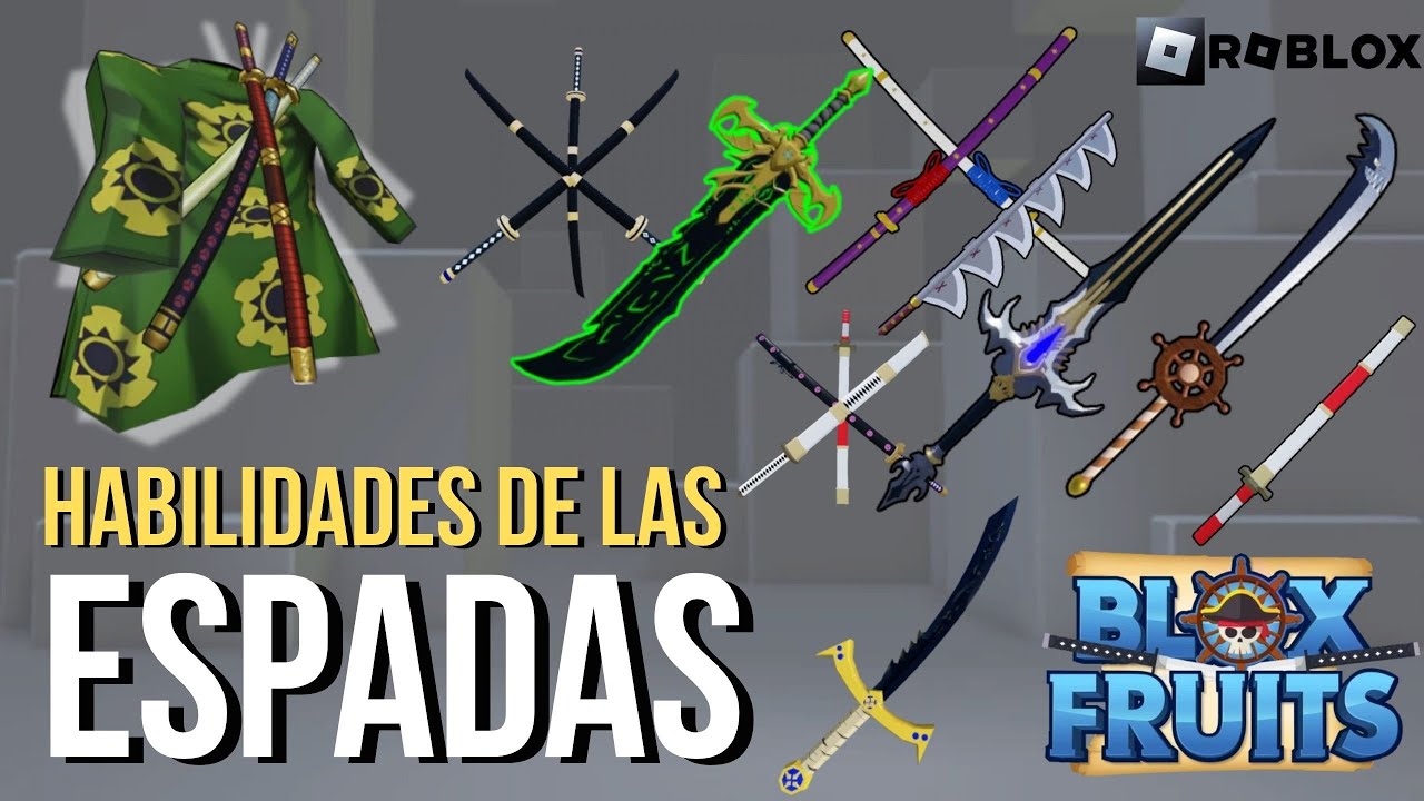 ⚔️ ¡Todas las ESPADAS y sus habilidades! ¿cuál es la mejor? 🐲 Blox ...