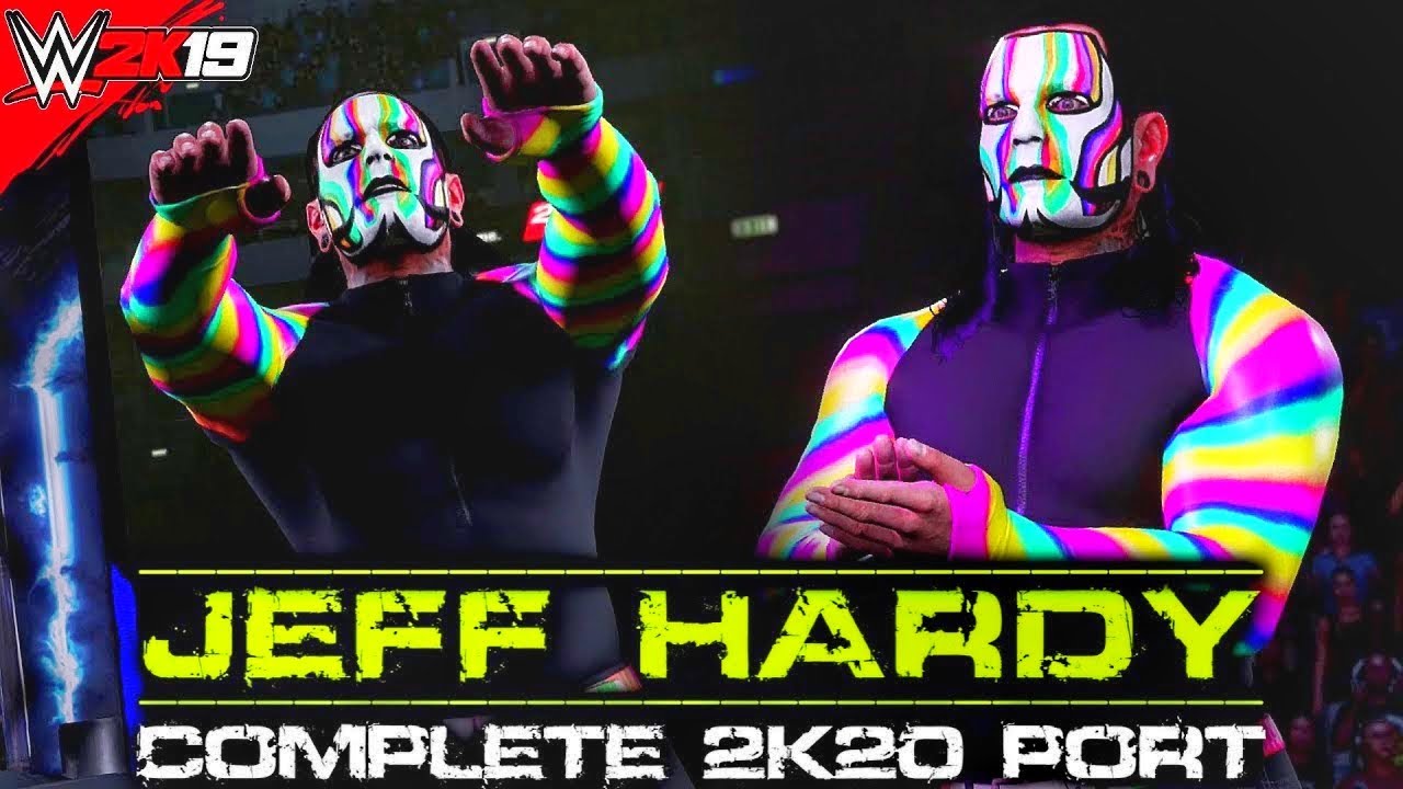 Jeff Hardy WWE 2K20 Complete Port | WWE 2K19 PC Mods - YouTube