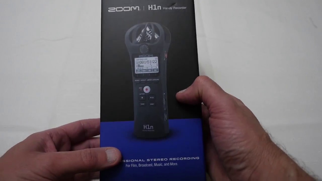 Zoom H1n Portable Recorder - Unboxing - YouTube