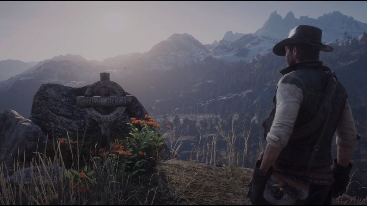 Red Dead Redemption 2 - 100% Completion Cutscene - YouTube