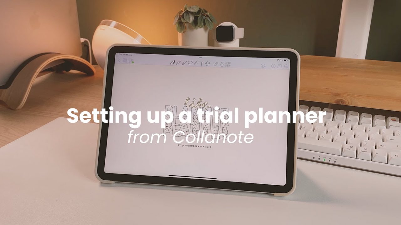 How to import a full version planner in Collanote - YouTube