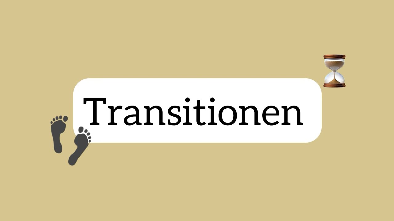 Transitionen/ Übergänge leicht erklärt //Kita2go - YouTube