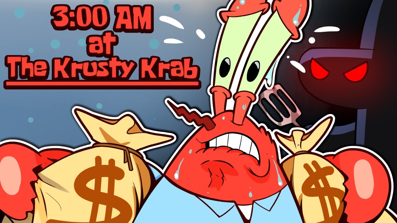 MR. KRABS... HAS HIS OWN HORROR GAME?!? 🦀 | HUNTED BY THE HASH SLINGING ...