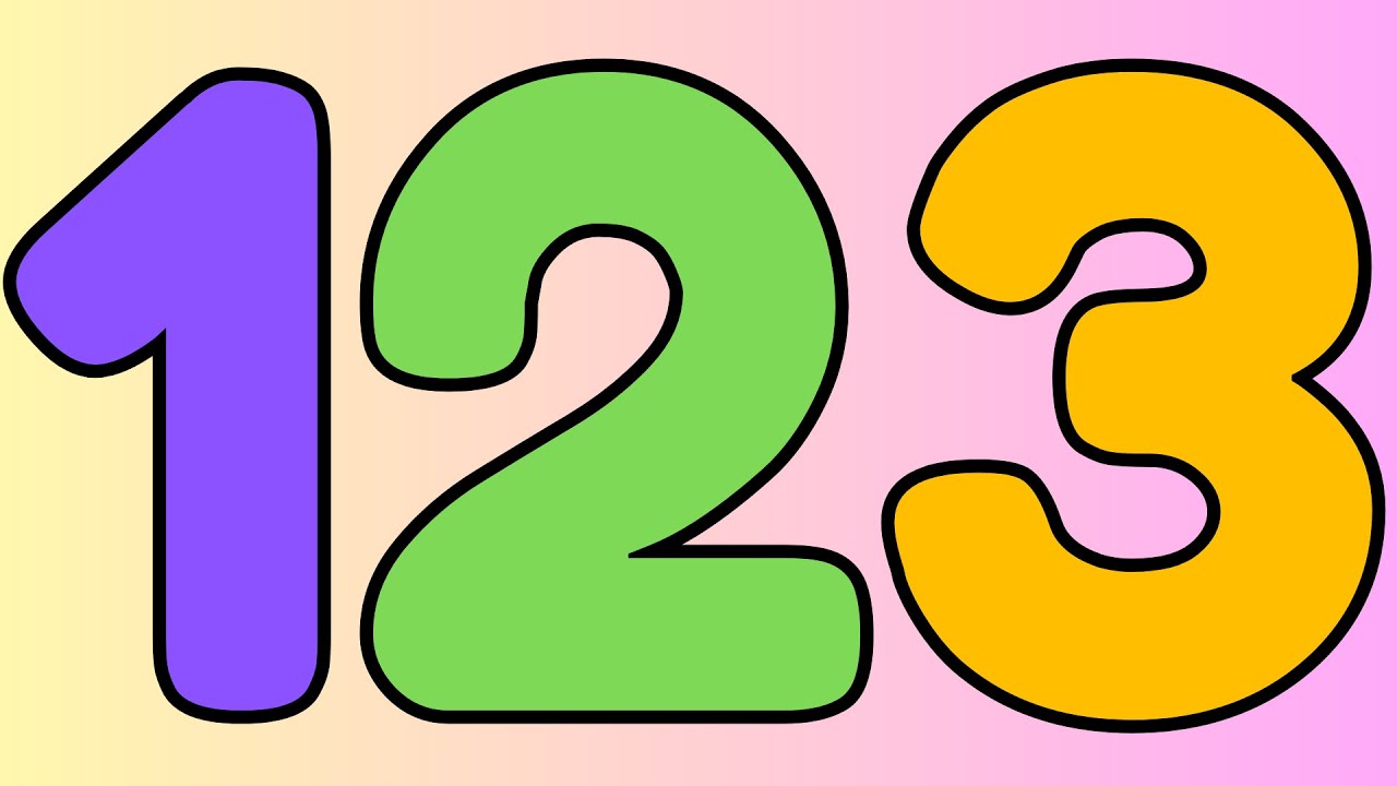 123 Number Names | 1234 Counting for Kids | Cartoon Video | Kids ...