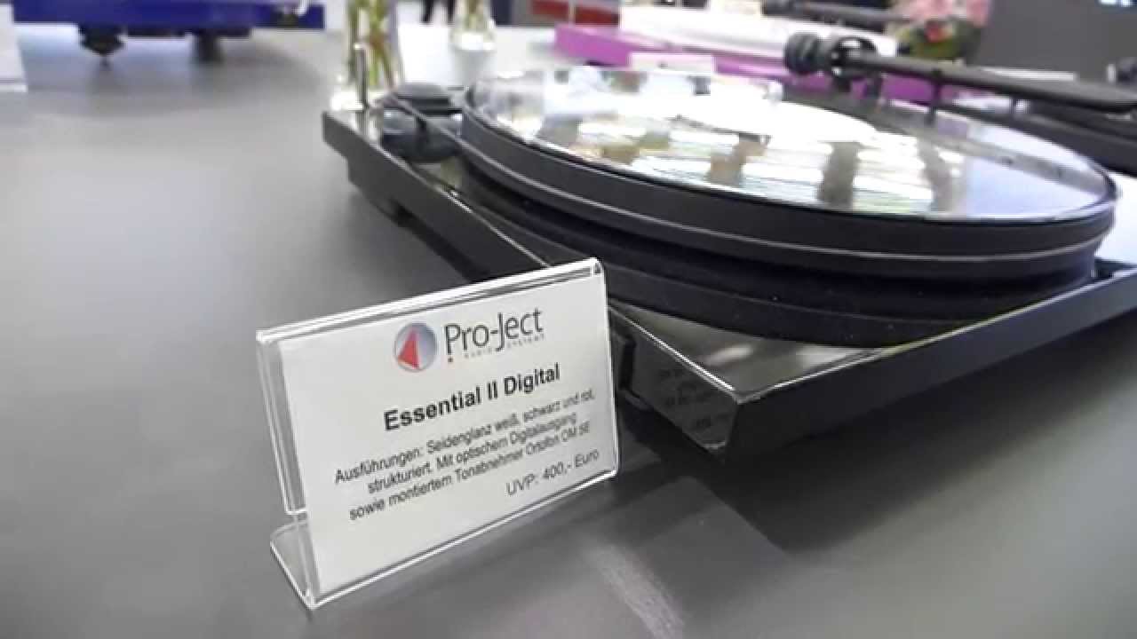 Project Essential II Digital tocadiscos giradiscos turntable - YouTube