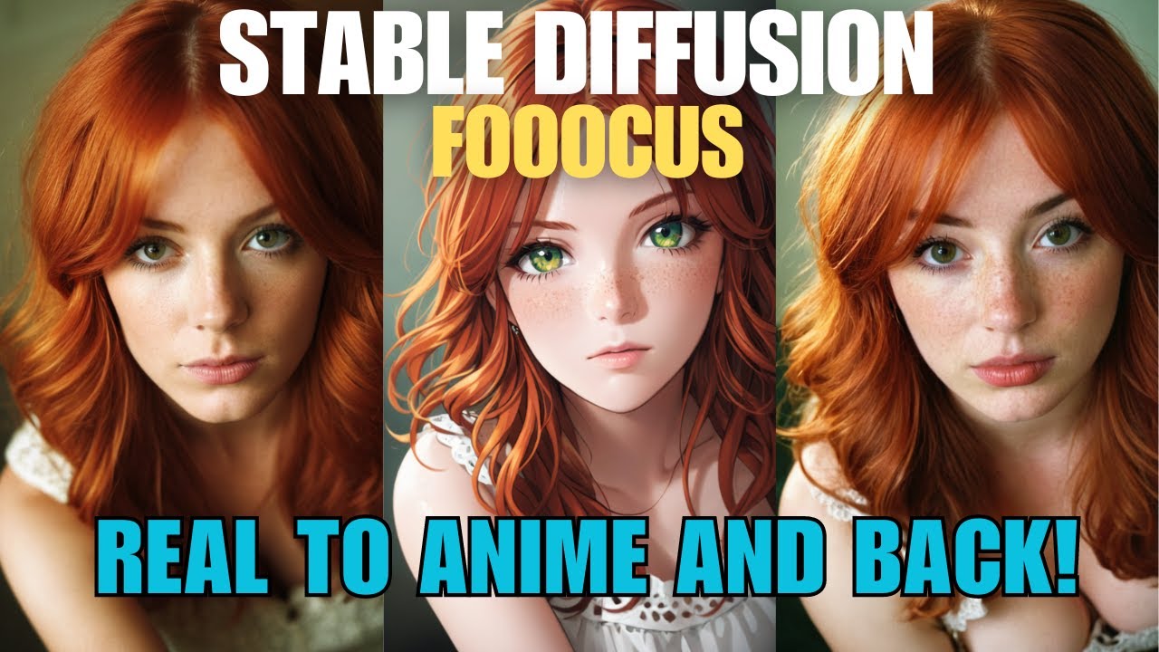 Stable Diffusion - Photo to Anime or Anime to Photo - Fooocus - YouTube