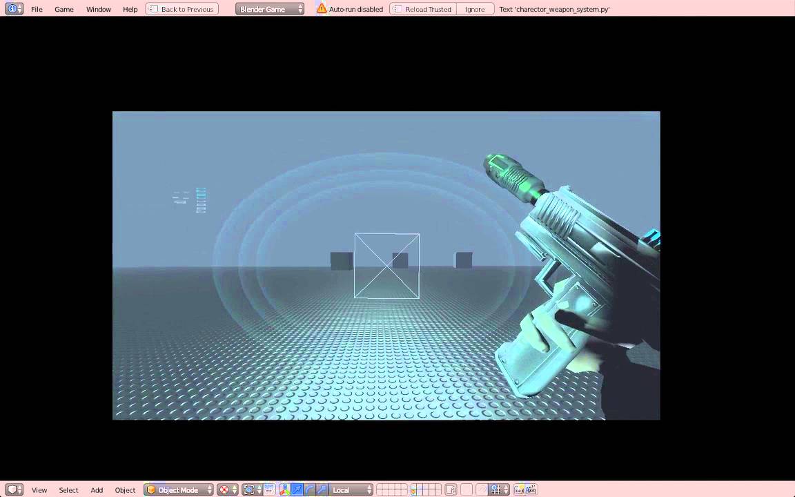 Ipredator bge game TPS FPS modes - YouTube