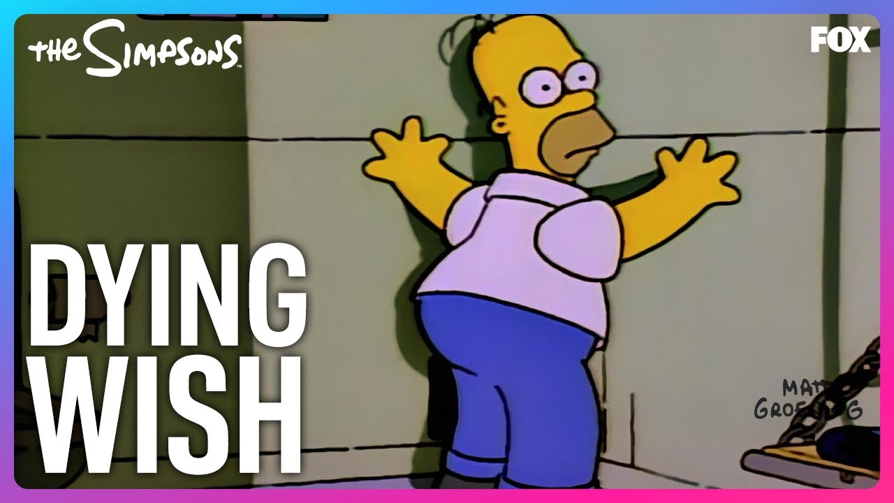 Homer Tries to Finish Bucket List Before He Dies | The Simpsons - YouTube