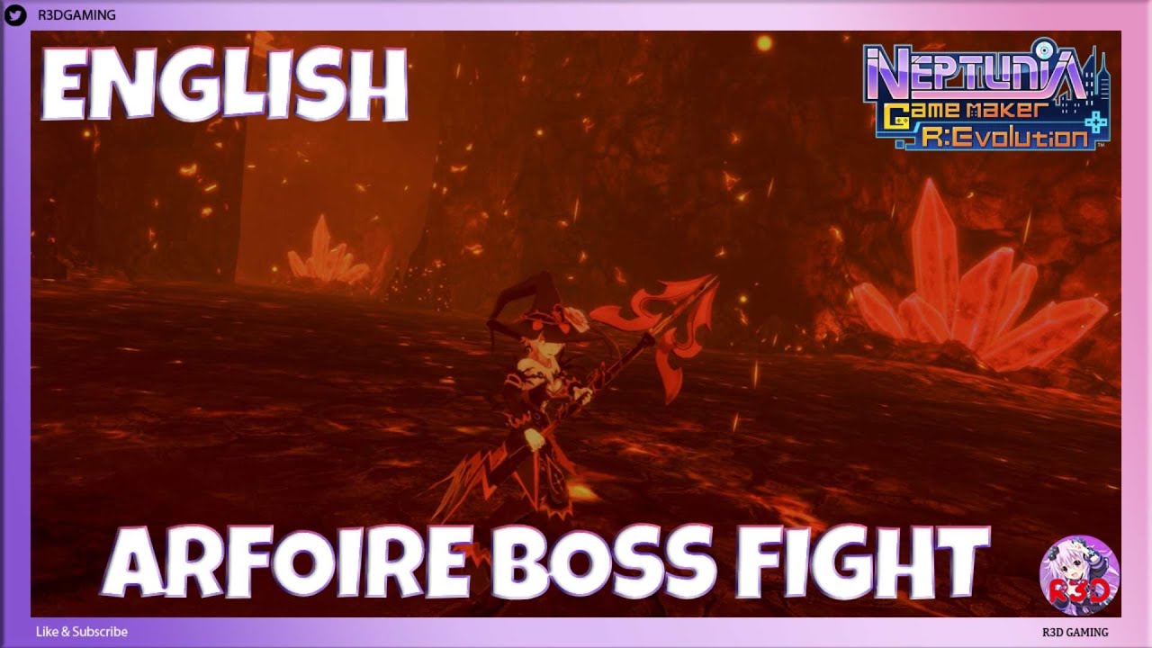 Neptunia Game Maker R: Evolution Gameplay Chapter 2 Arfoire Boss Fight ...