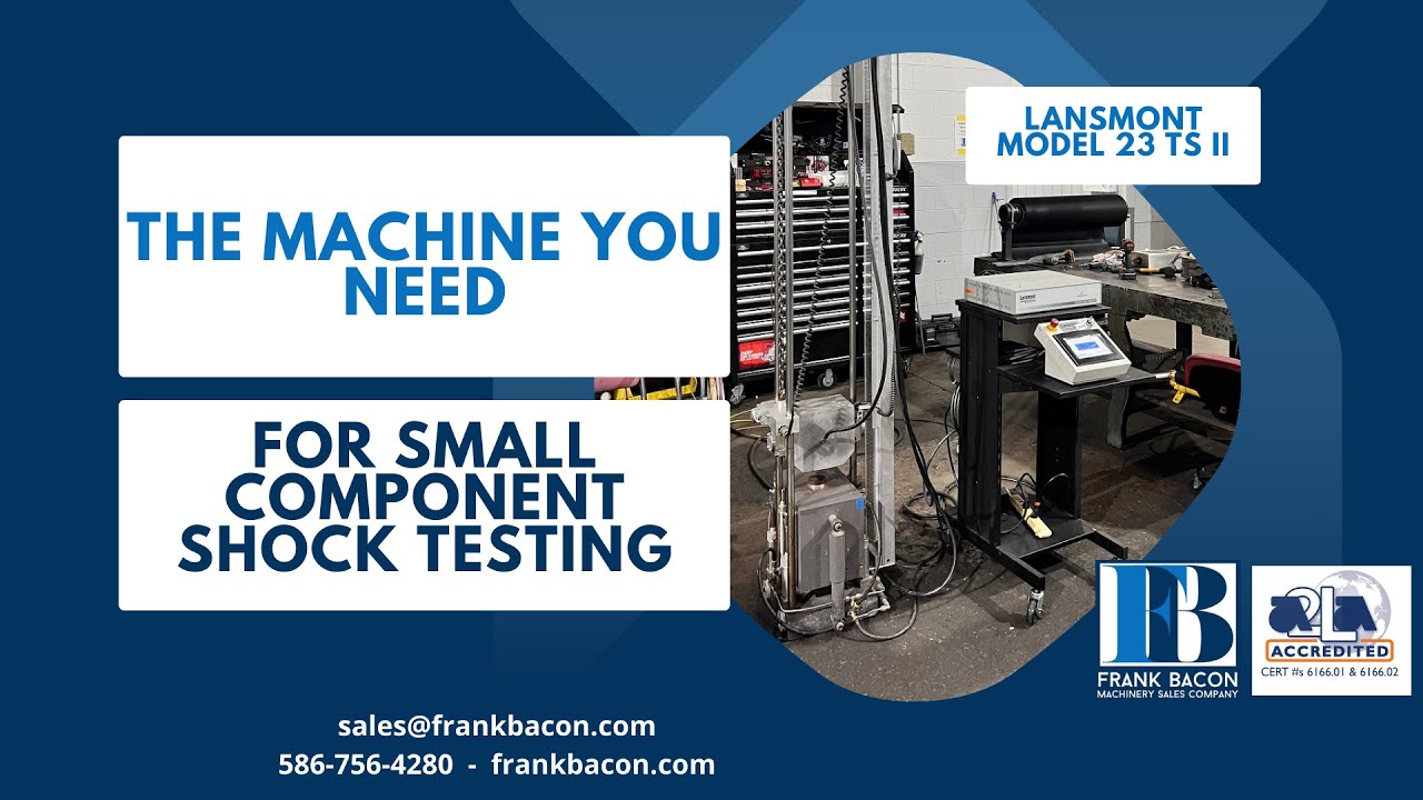 Lansmont Model 23 TTS II Shock Tester - YouTube