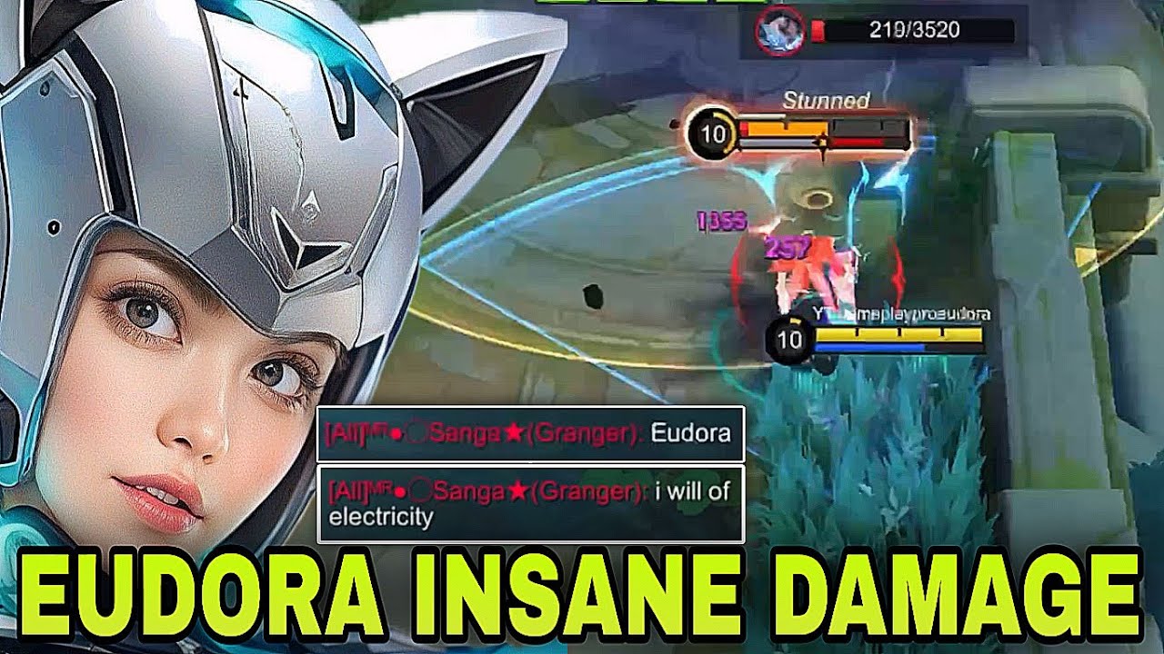EUDORA BEST BUILD | TOP 1 GLOBAL EUDORA MOBILE LEGEND ~ MLBB - YouTube
