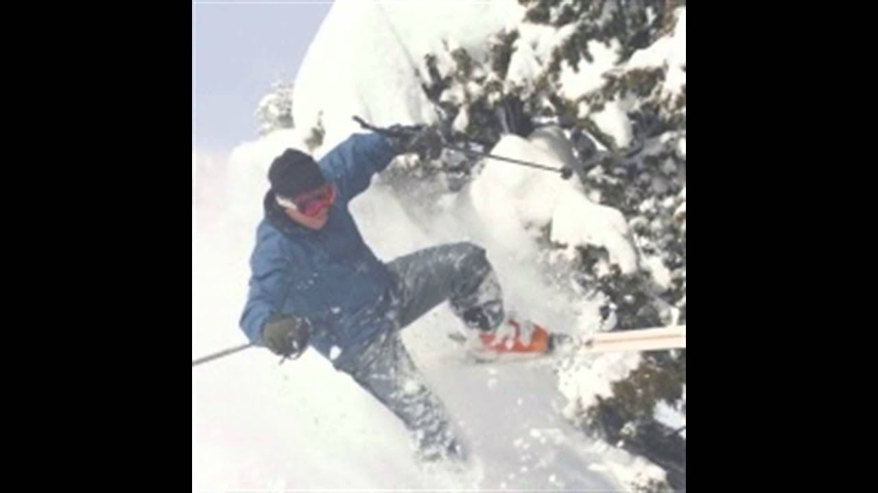 Hitting Trees While Skiing - YouTube