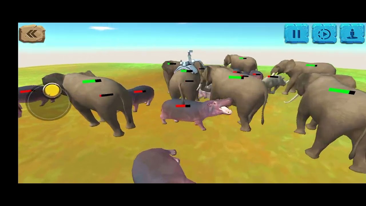 Elephant Vs Hippo Team : New! - YouTube