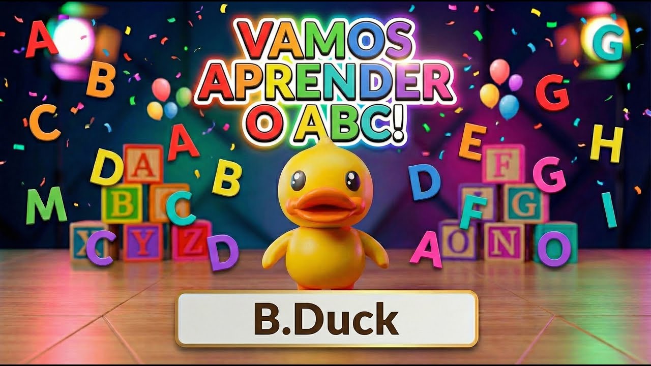 ABC com o B.Duck – A Música do Alfabeto Mais Divertida! 🐤🎶 - YouTube