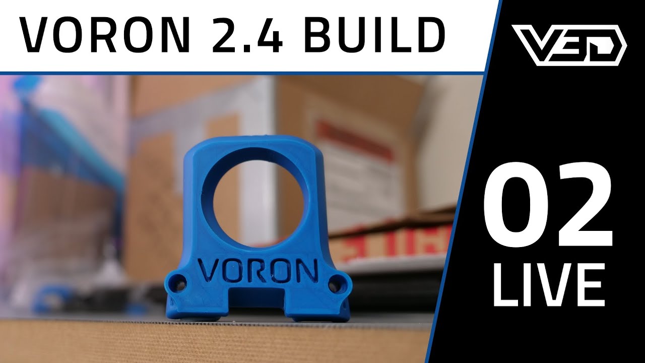 Building a Voron 2.4 Live! Part 2: Z Drive, Z Motor, DIN Rail & Deck ...