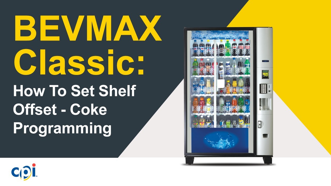 BevMAX Classic: How To Set Shelf Offset - Coke - YouTube