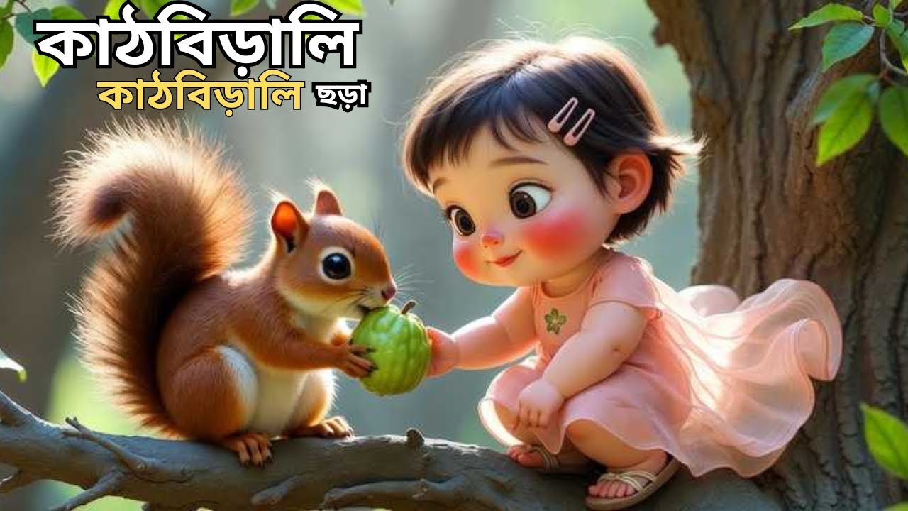 কাঠবিড়ালী কাঠবিড়ালী | Kath Birali Kath Birali |Bangla Cartoon - বাংলা ...