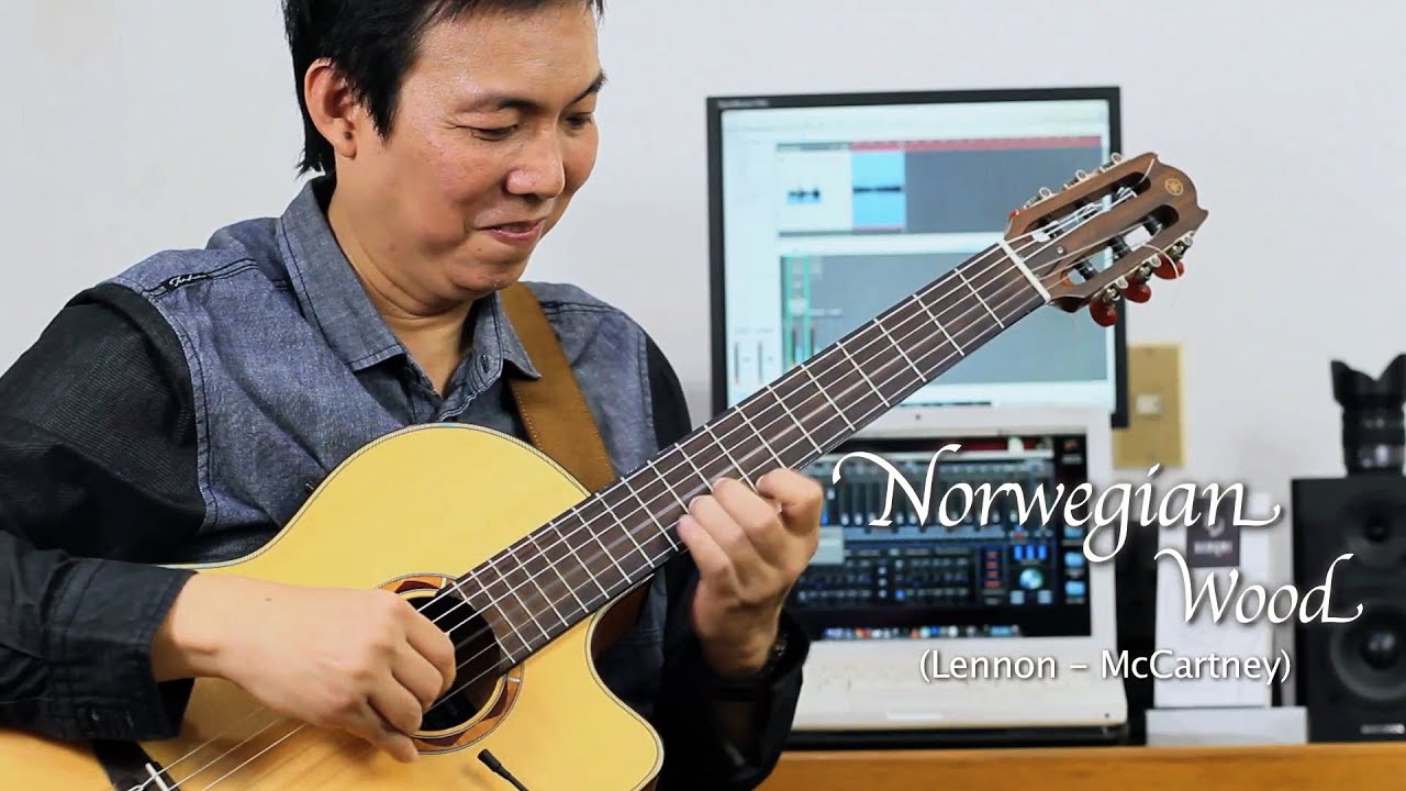 The Beatles' NORWEGIAN WOOD - Jubing Kristianto (guitar) - YouTube
