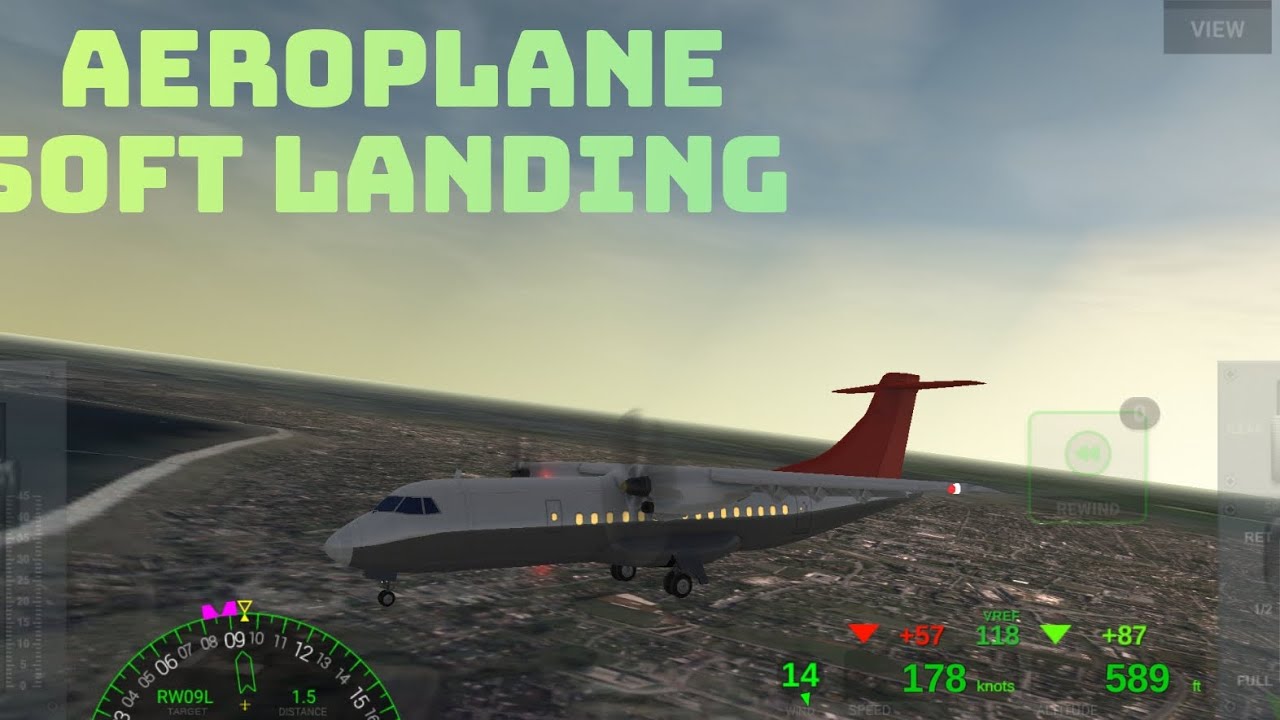 Aeroplane simulator game ️|| flight game || soft landing 🛬 | - YouTube