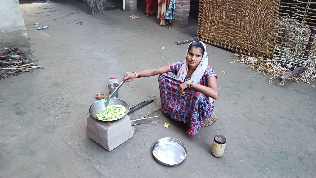 Indian Village Cooking Drumstick Recipe Village Food Village Life in ...