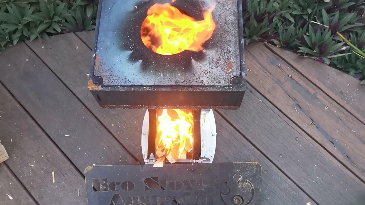 Eco Stoves Australia - Rocket Cooker in use - YouTube