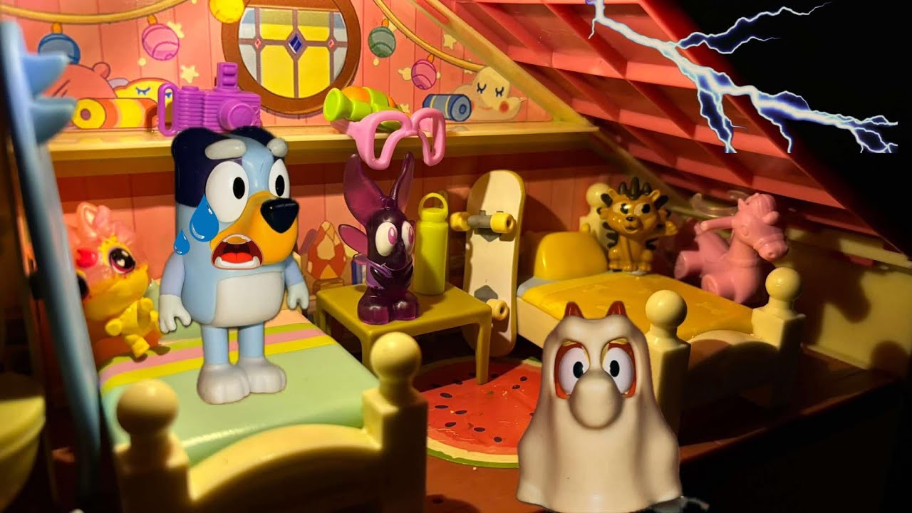 Bluey is Scared and Can't Sleep! 😱 😳 - PLAY TIME - YouTube
