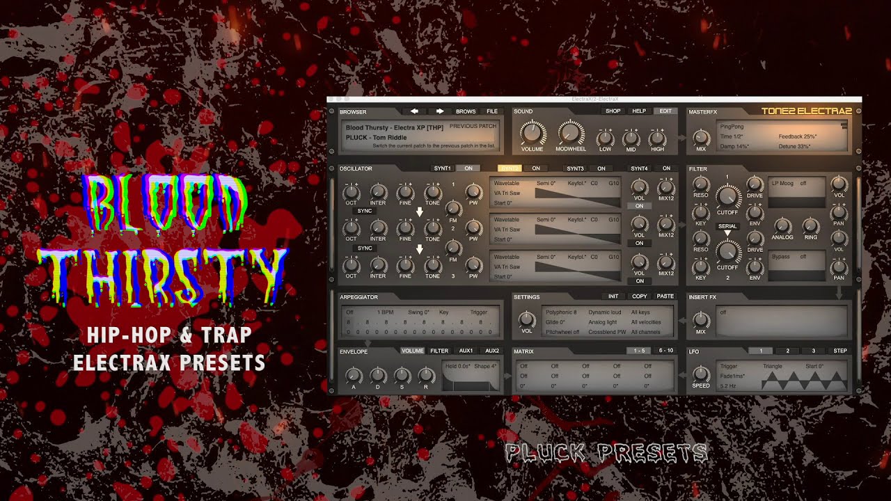 FREE Download - ElectraX Preset Bank "Blood Thirsty" | PREVIEW ...