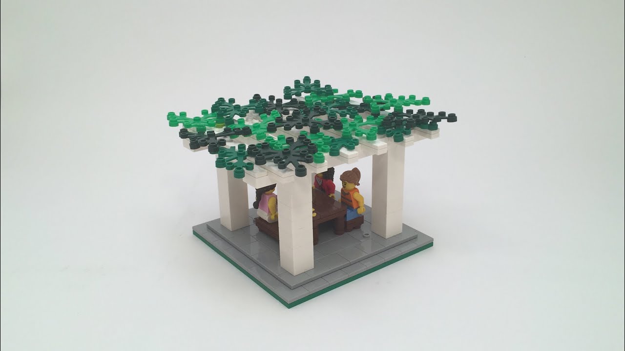 LEGO Pergola MOC Inspired by: Port City Bricks - YouTube