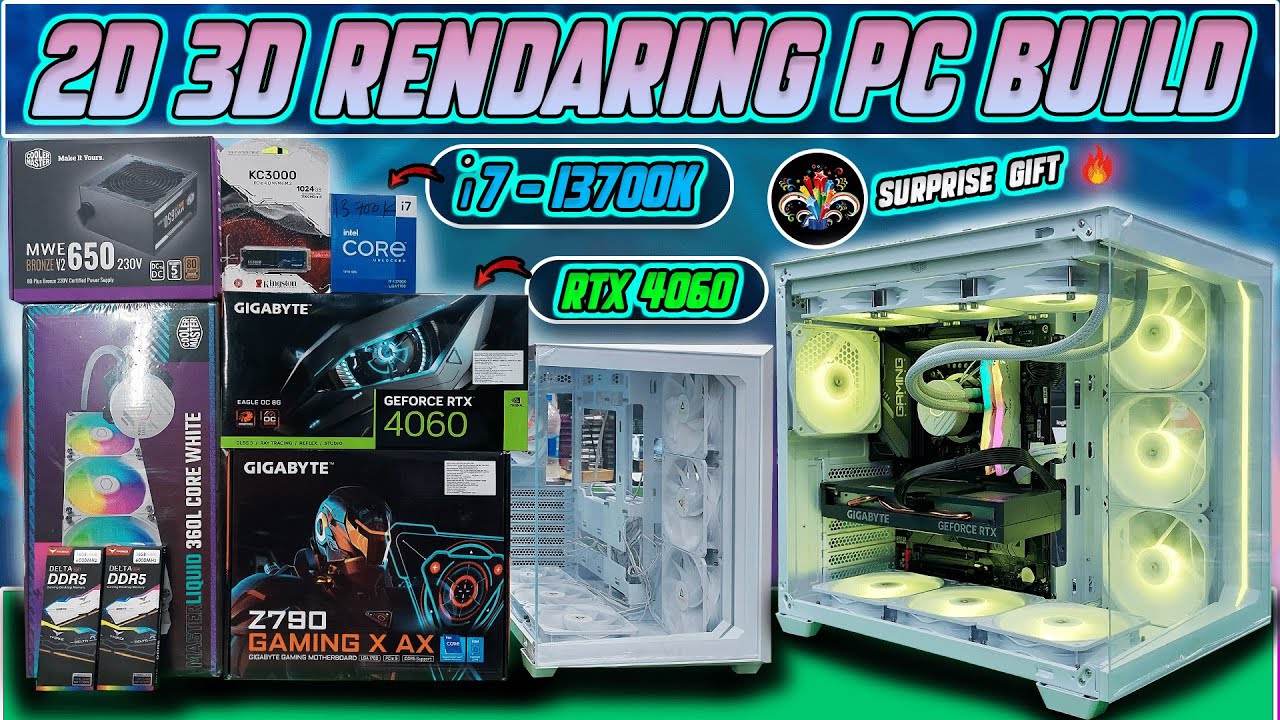 "SHAHBAZ" GAMING CPU BUILD WITH RTX 4060 & INTEL I7 -13700K | ANTEC C5 ...