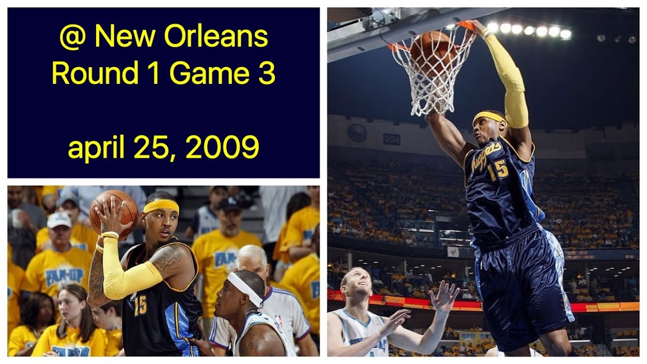 Carmelo Anthony 25 pts @ New Orleans Hornets Game 3 Highlights 2009 ...