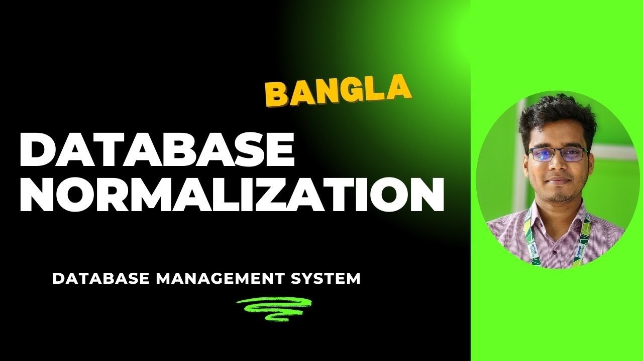 Database Normalization Explained | 1NF, 2NF, 3NF with Easy Examples- Afjal H. Sarower - YouTube
