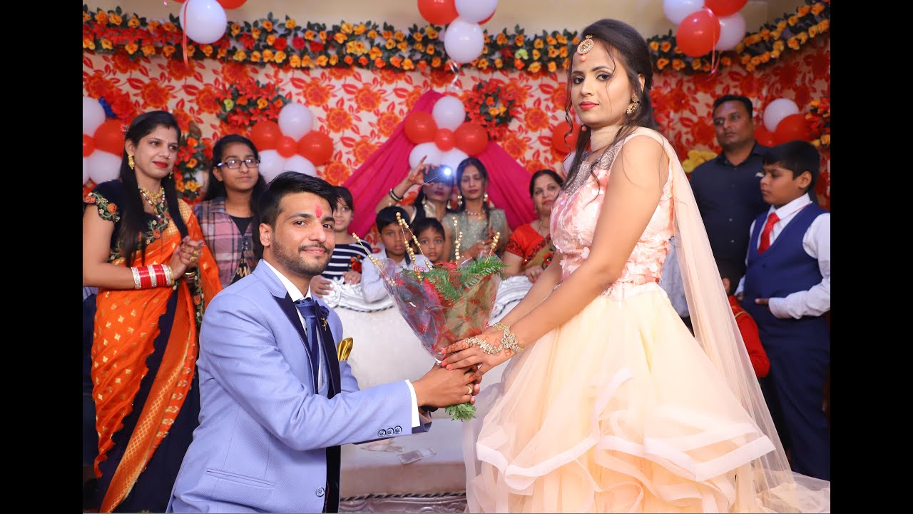 Amit & Deepika || Engagement Ceremony || Mangla Family || 2019 - YouTube