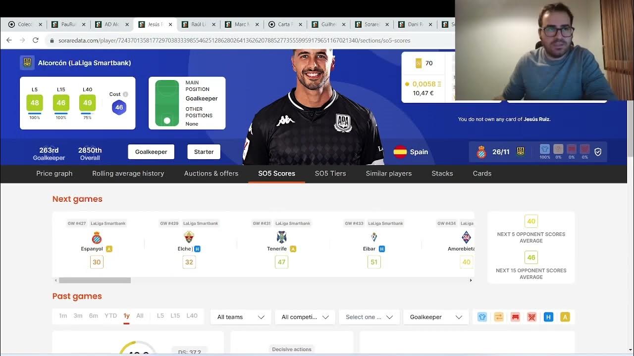 RESULTADOS GW 425 - DESASTRE Y VEMOS PORTERIAS 2DIV #sorare - YouTube
