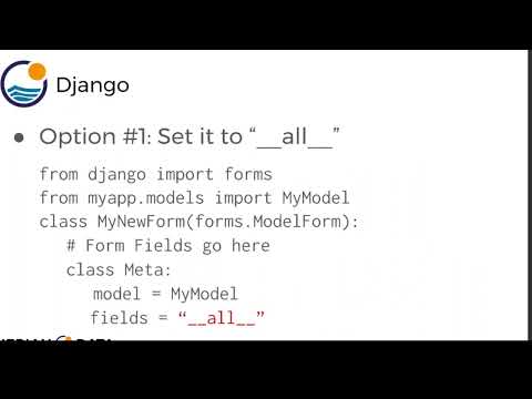 Model Forms - YouTube