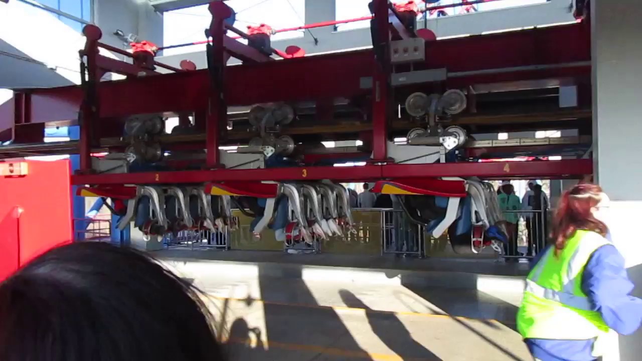Superman Stuck in Station Six Flags Great America 4-28-18 - YouTube