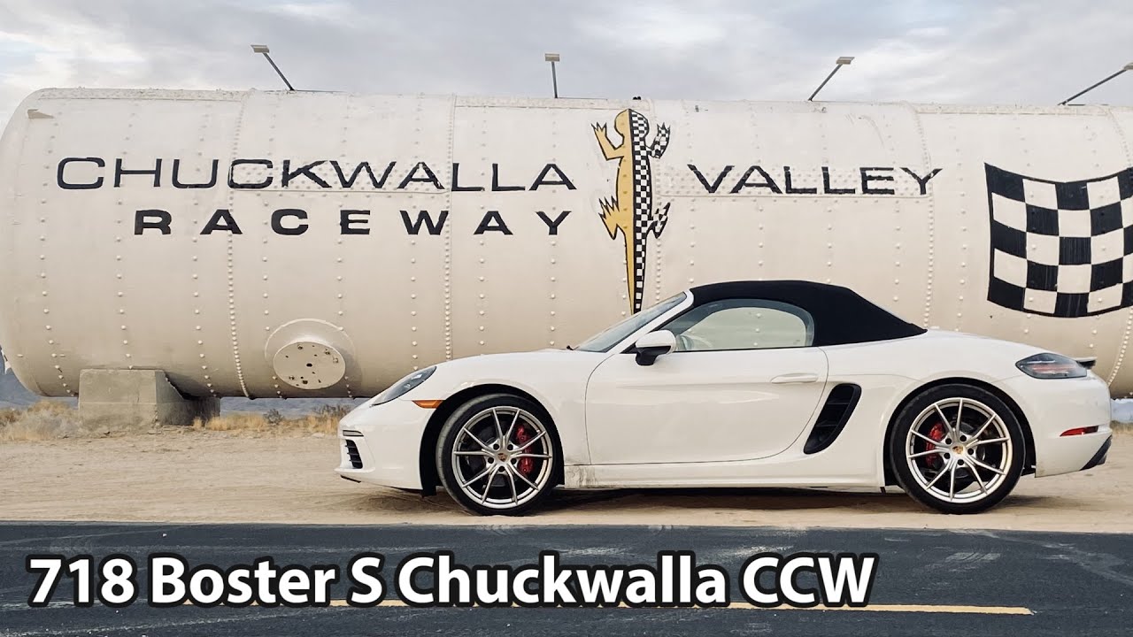 POV Track Day: Porsche 718 Boxster S at Chuckwalla CCW! - YouTube