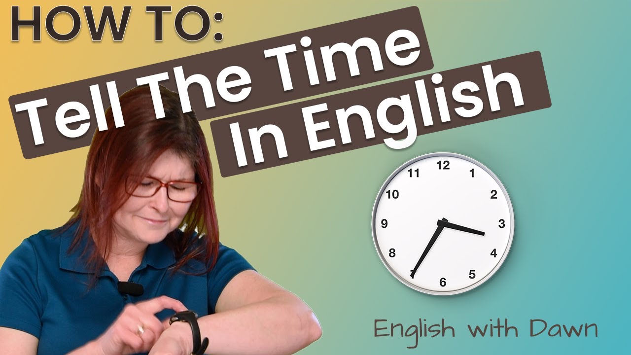 Telling The Time In English | Part 1 - Analogue Clock - YouTube