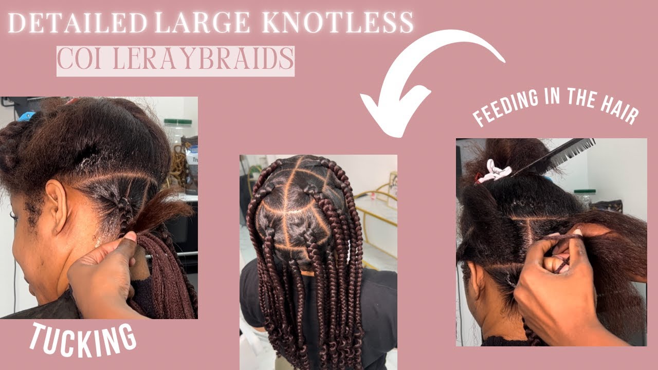 Coi Leray Braids | Parting Method, Molding Method, Flexi Rod Method ...
