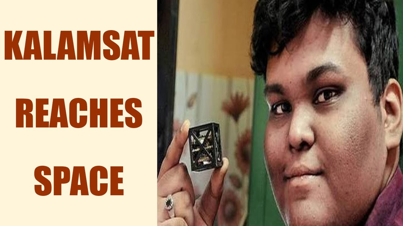 NASA launches lightest satellite Kalamsat into space | Oneindia News ...