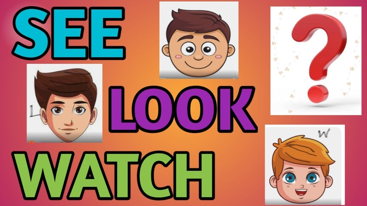 Difference between See, Look and Watch. Learn English Language. - YouTube
