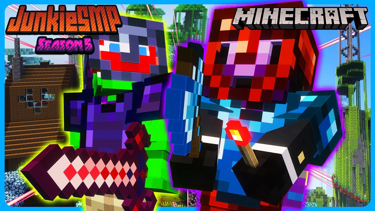 Minecraft | Junkie SMP S5 | Mountain House Improvements! [Part 2] - YouTube