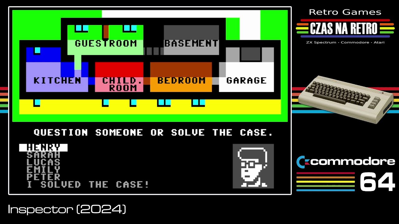 Inspector (2024) - Commodore 64 - YouTube