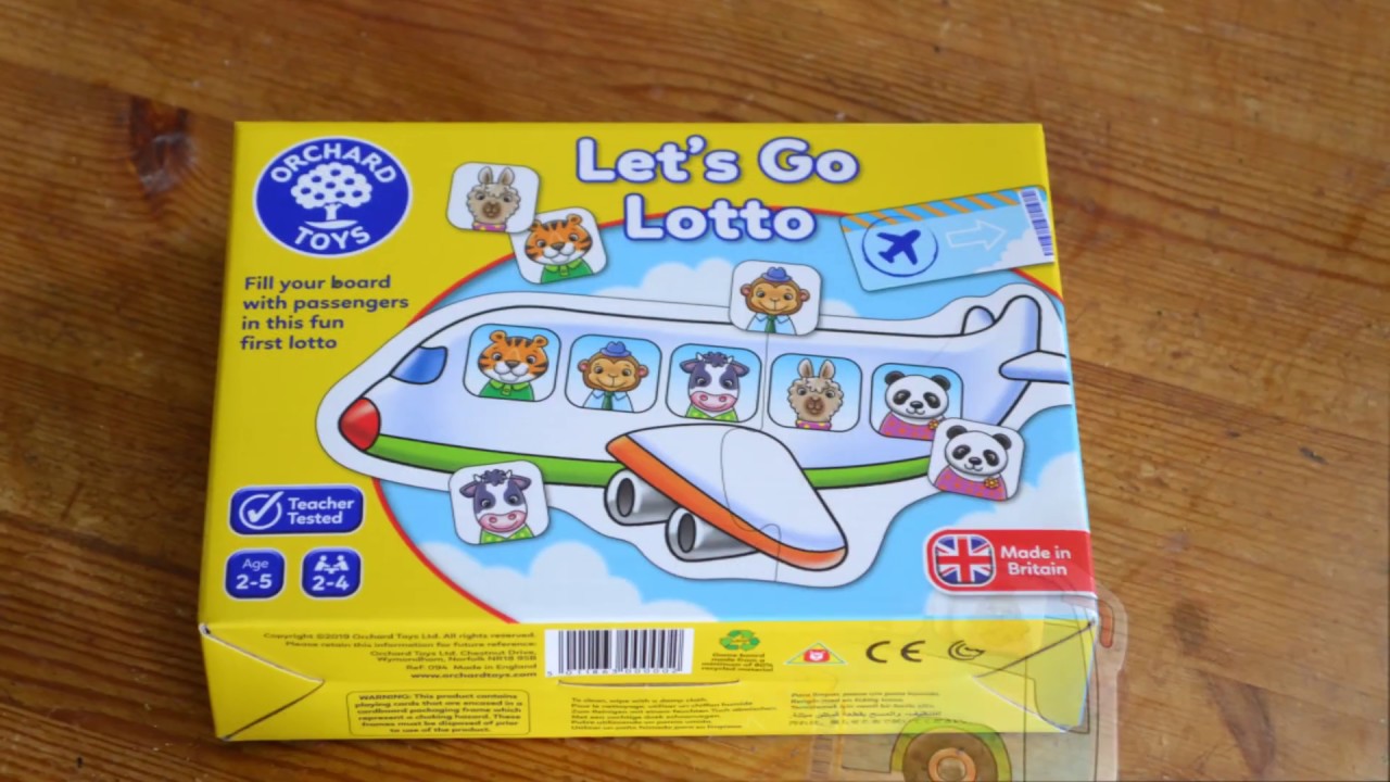 REview | Orchard Toys Let's Go Lotto - YouTube