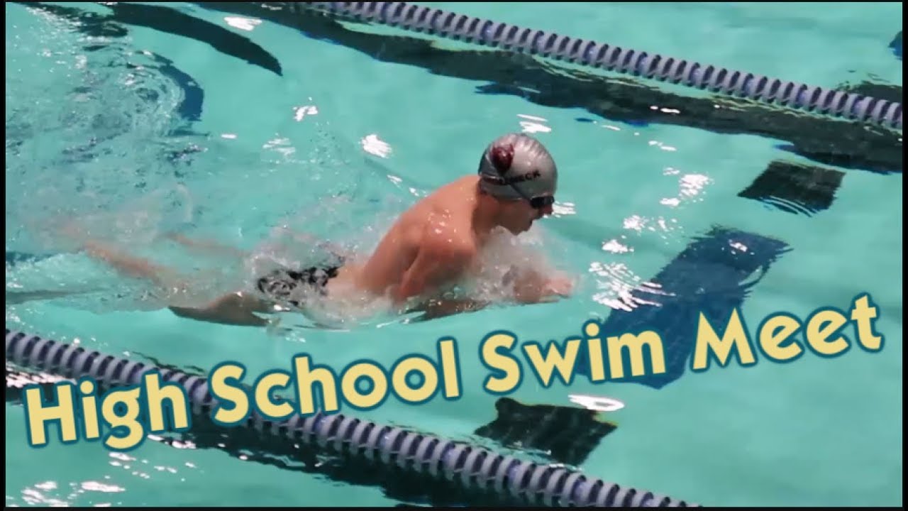 It's The First High School Swim Meet of the Season - YouTube