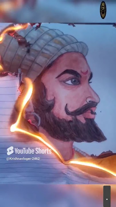 chhatrapati shivaji maharaj #shorts #art #drawing #shivaji - YouTube