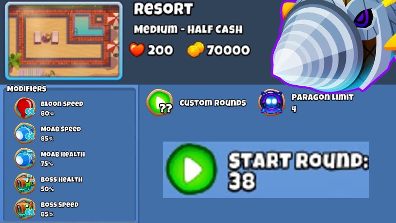 Elite Dreadbloon HALF CASH on RESORT- Ranked Elite + Normal Dreadbloon ...