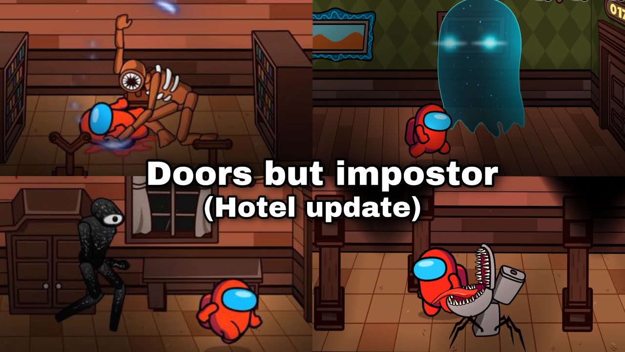 [Roblox] Doors but imposter (Hotel update) Gameplay - YouTube