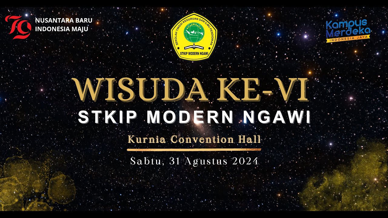 Wisuda Ke VI STKIP Modern Ngawi - YouTube